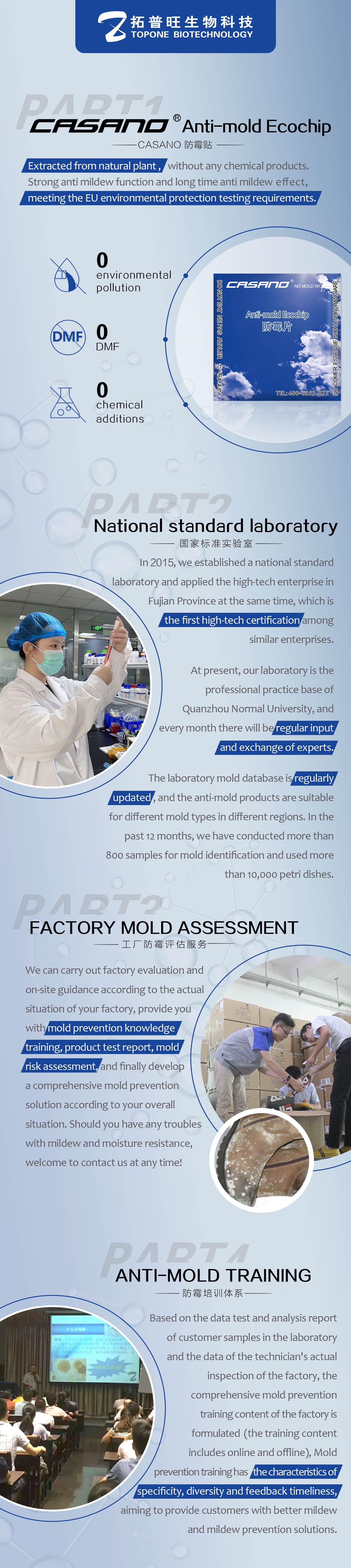 TOPONE, The Comprehensive Anti-Mold Solution Advocator